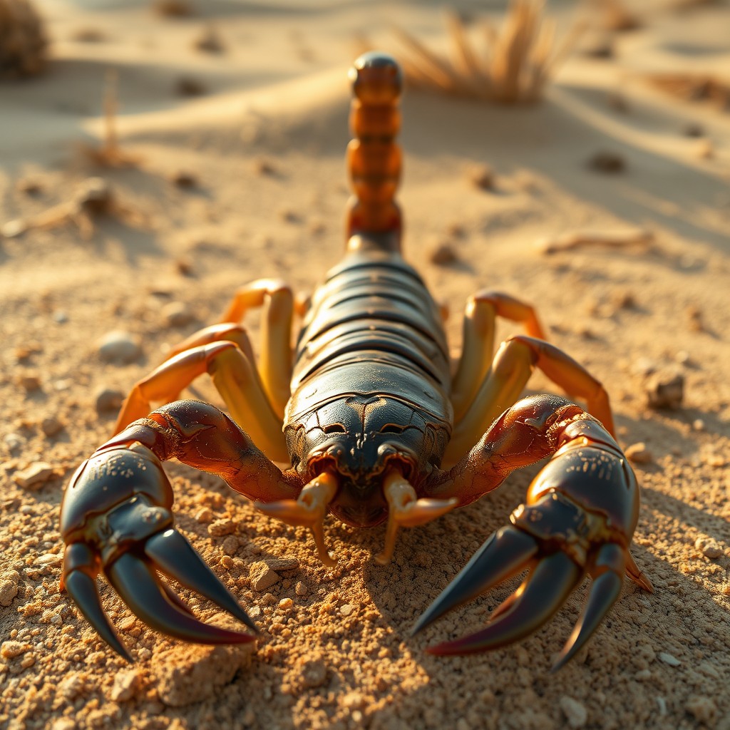 Stunning Close-Up of a Scorpion in Its Natural Habitat