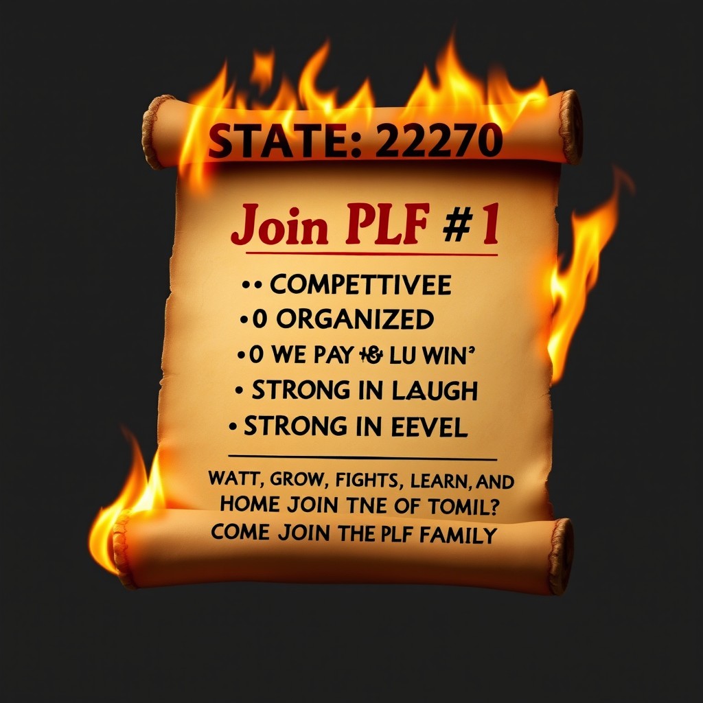 Join PLF #1: Ignite Your Competitive Spirit in STATE 2270