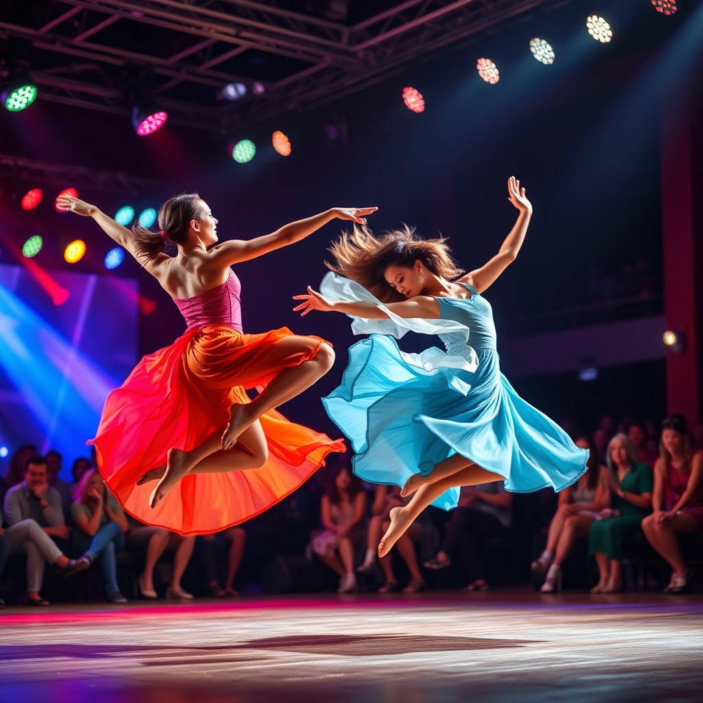 Dynamic Dance Performance: A Moment of Grace and Energy