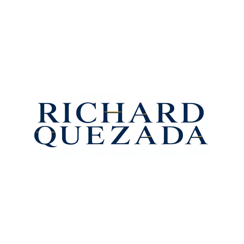 Sophisticated Logo Design for Richard Quezada: Elegance & Modernity