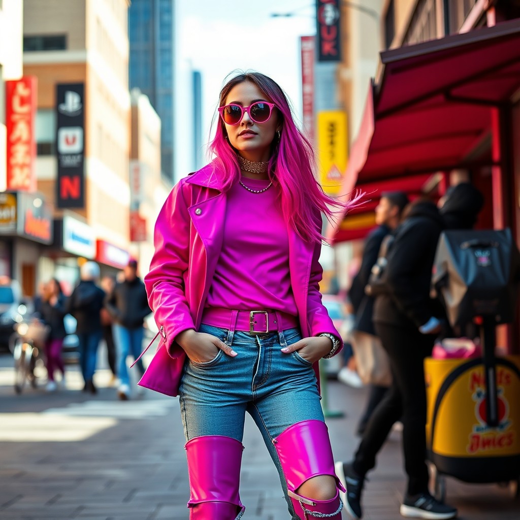 Transform Your Look: Vibrant Fuchsia Street Fashion Inspiration