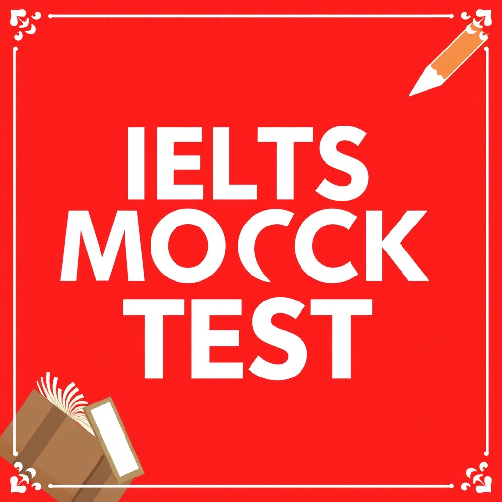Eye-Catching IELTS Mock Test Flyer Design