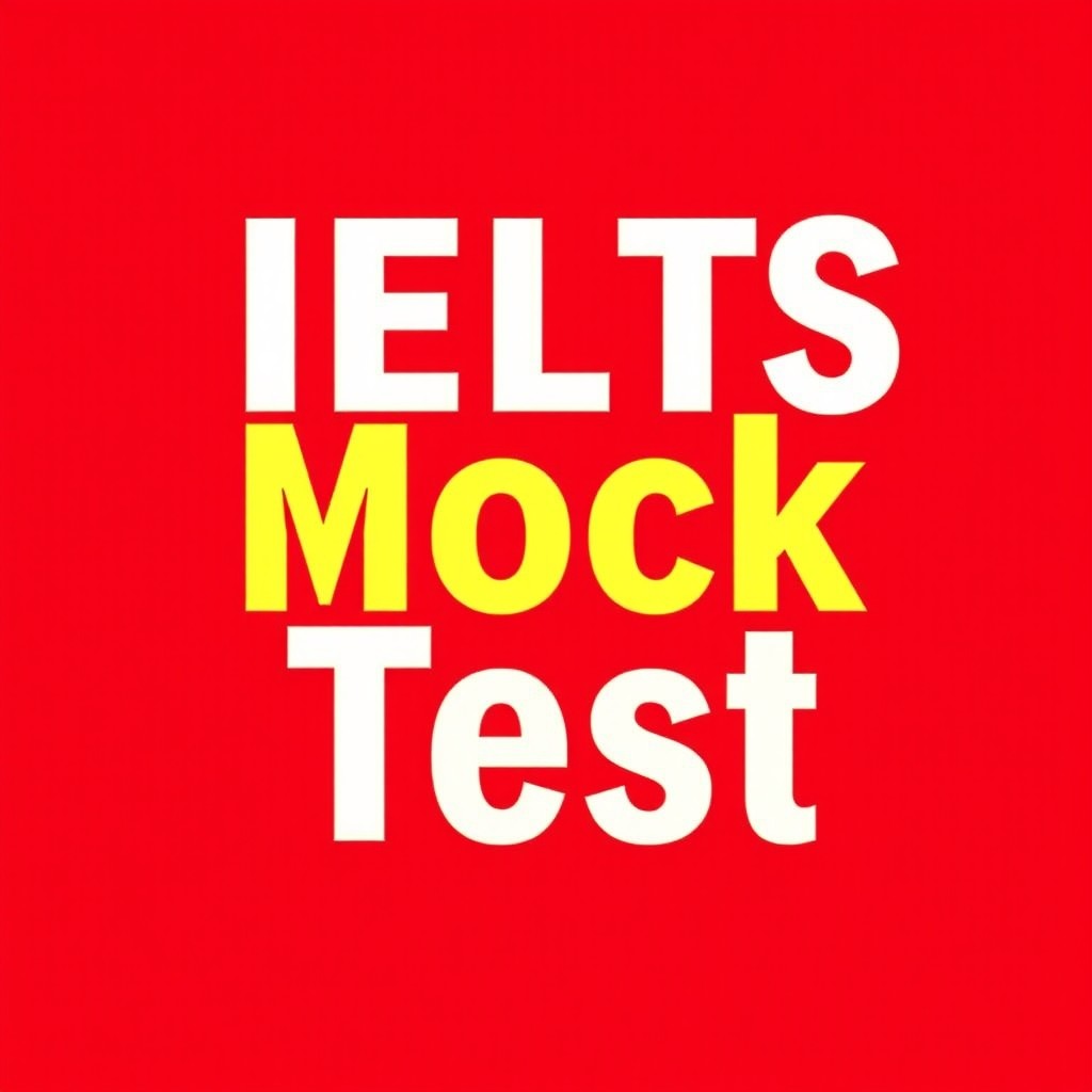 Eye-Catching IELTS Mock Test Flyer Design