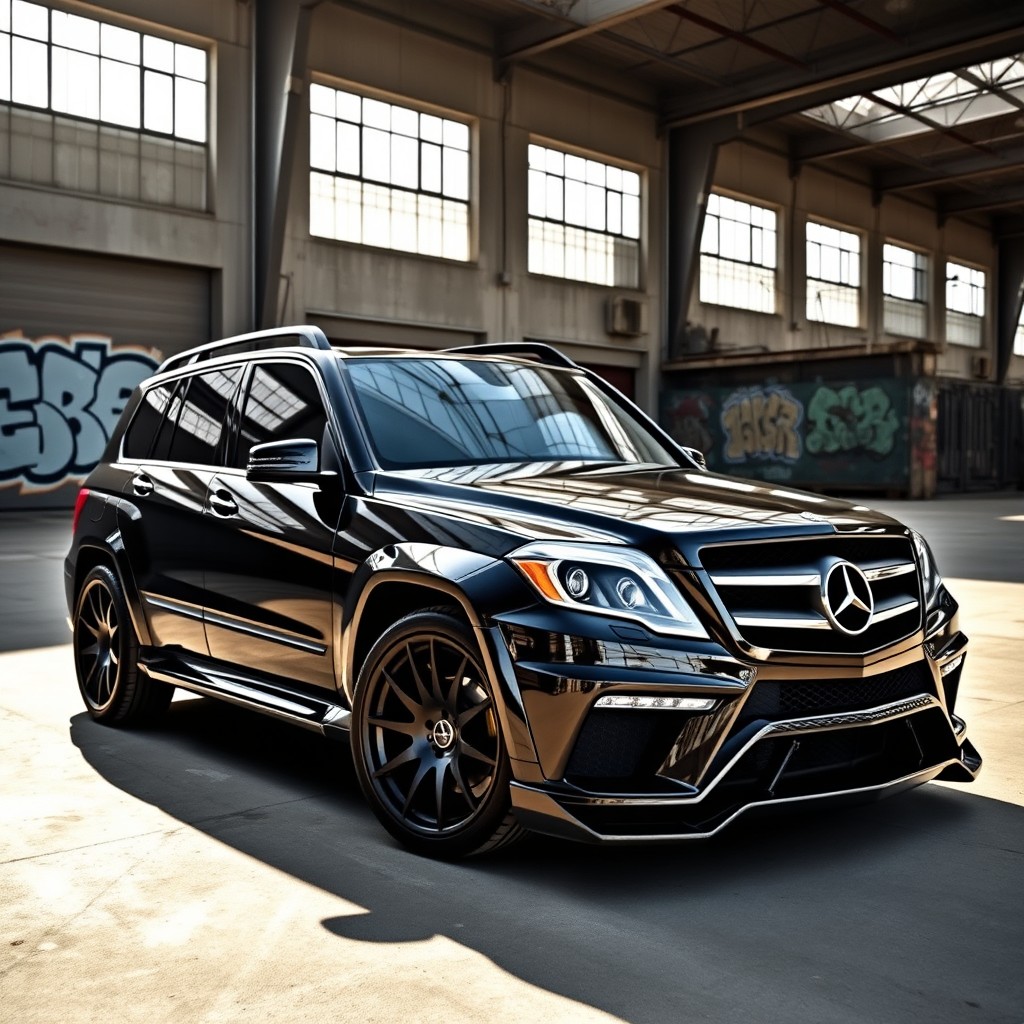 Sleek Mercedes GLK with Custom Body Kit - Urban Elegance