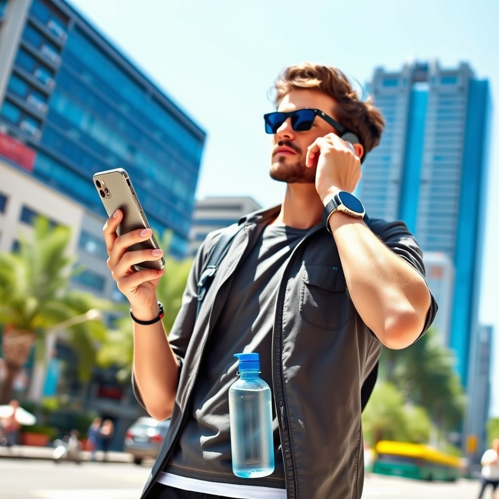 Urban Style and Technology: A Trendy Lifestyle Snapshot