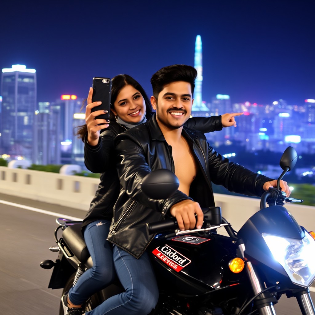 Night Ride Adventure: Capturing Moments in the City Lights