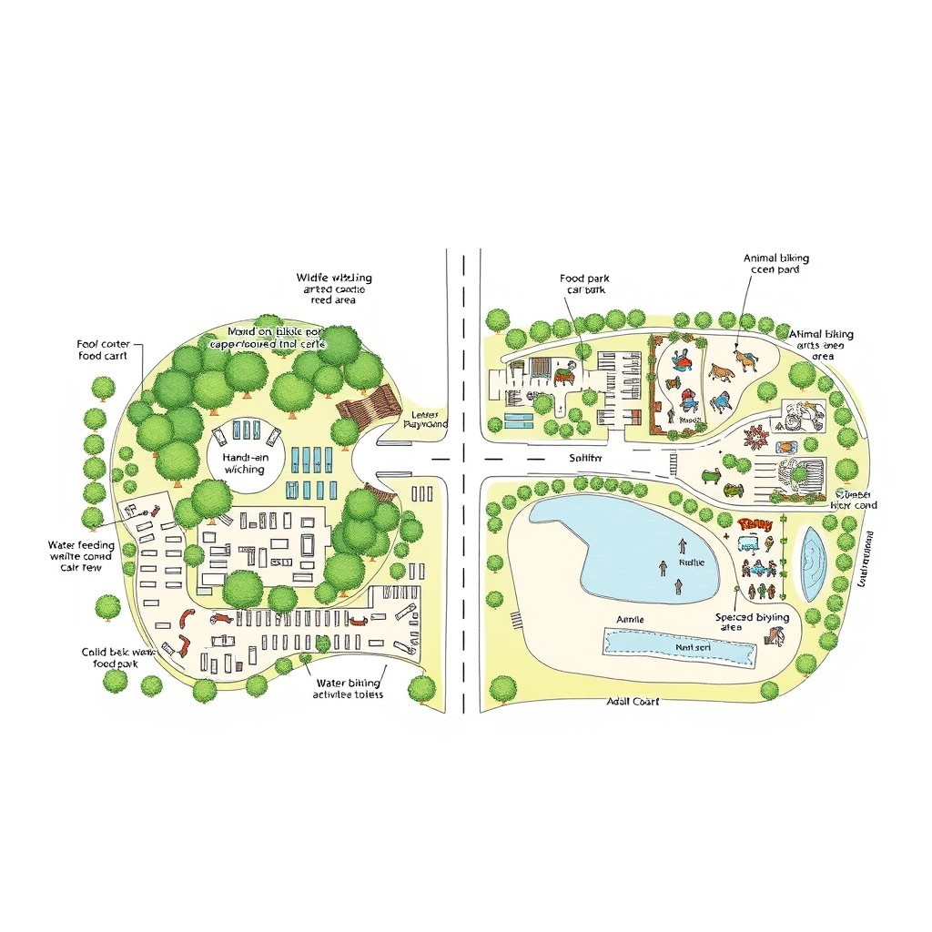 Explore the Ultimate Adventure Park Plan: A Detailed Sketch