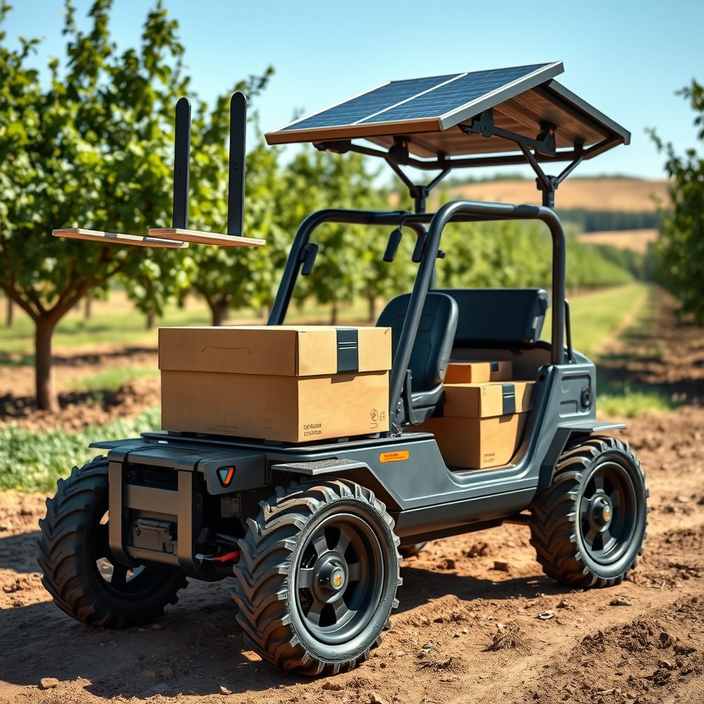 Compact Electric Agricultural Vehicle for Sustainable Farming
