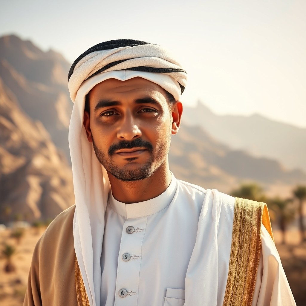 Capturing Tradition: Omani Man in Modern Times | Idyllic AI