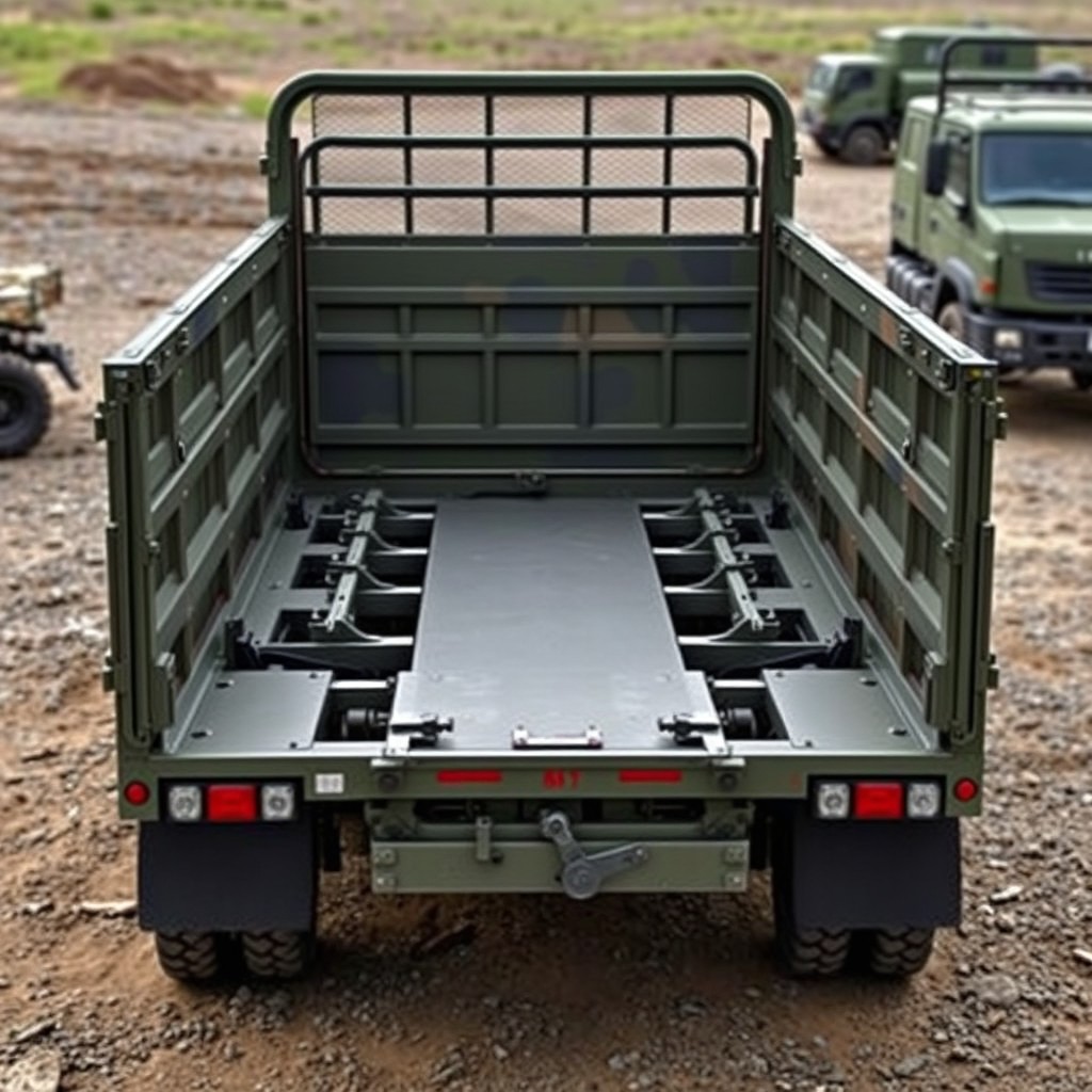Iveco 40W10 Military Trailer Design: Rugged & Functional