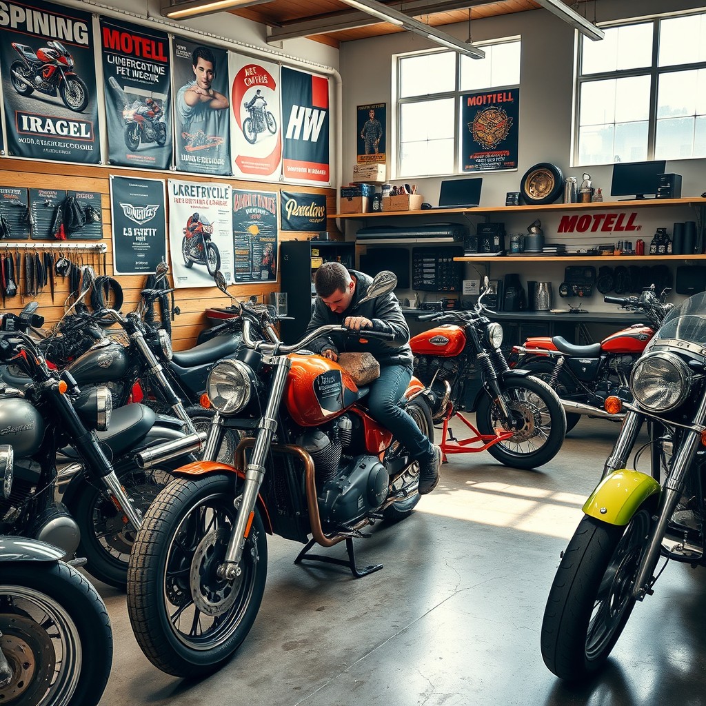 Custom Motorcycle Garage: A Blend of Passion and Craftsmanship