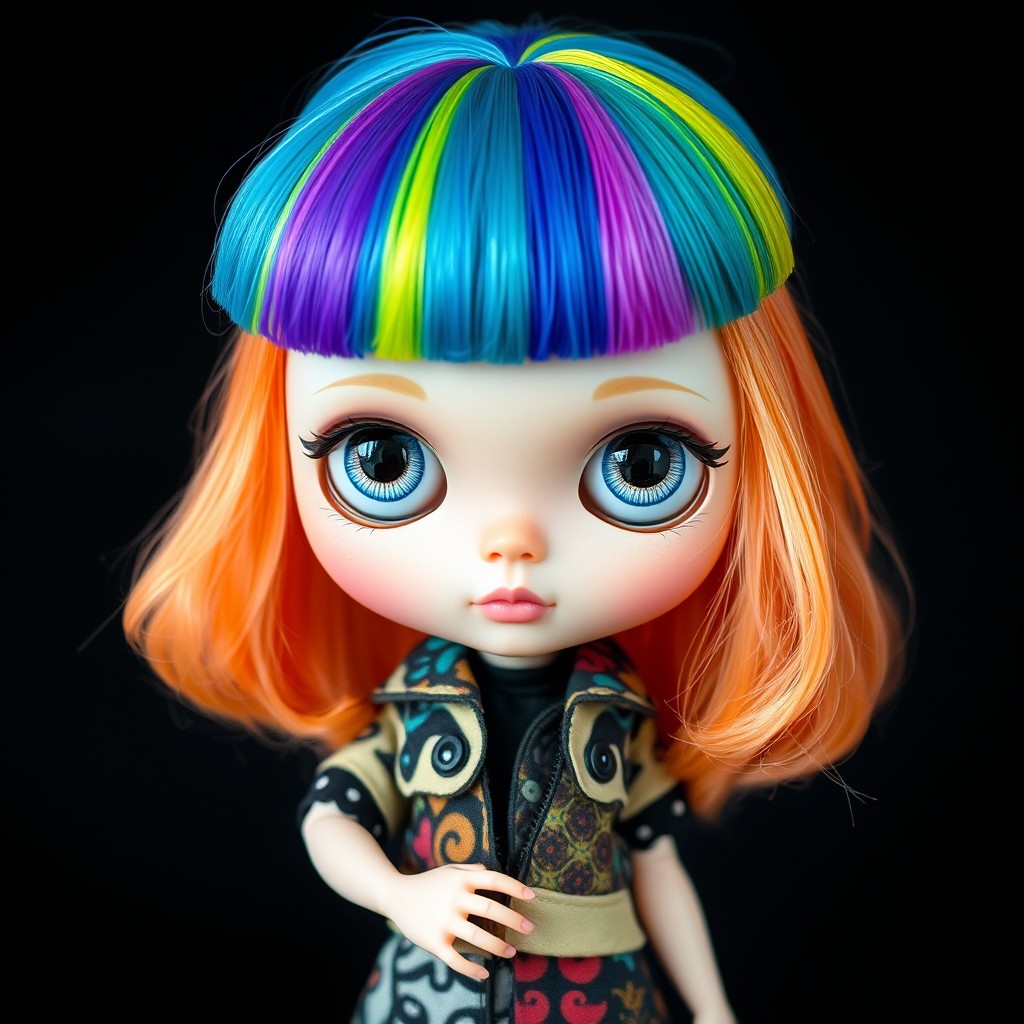 Custom Blythe Doll: Vibrant Fashion & Expression