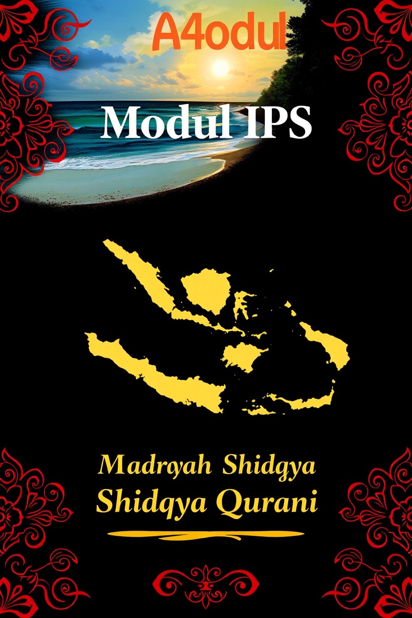 Stunning A4 Cover Design for IPS Module Featuring Lampung Beach