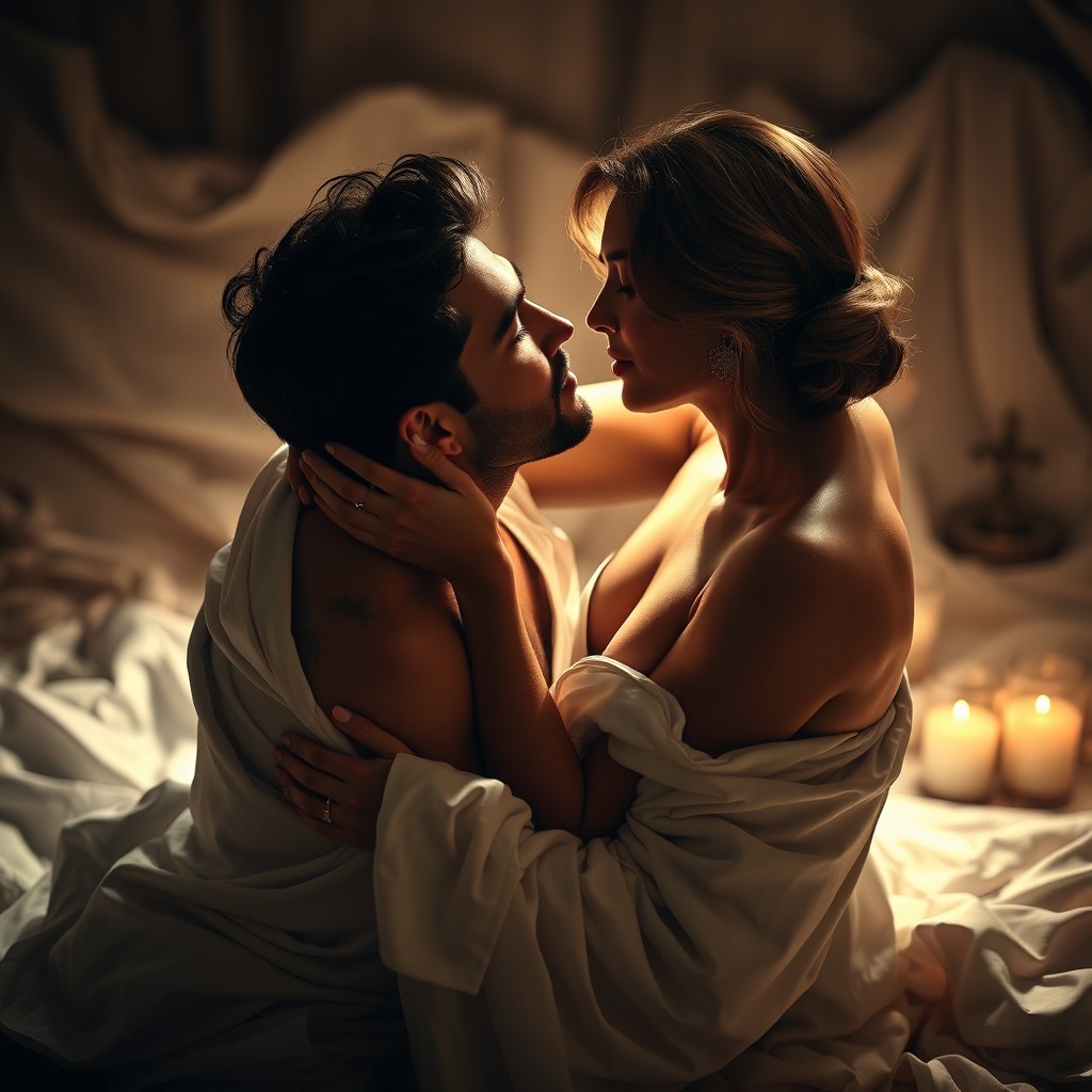 Intimate Embrace: Capturing Passionate Connections in Romantic Settings
