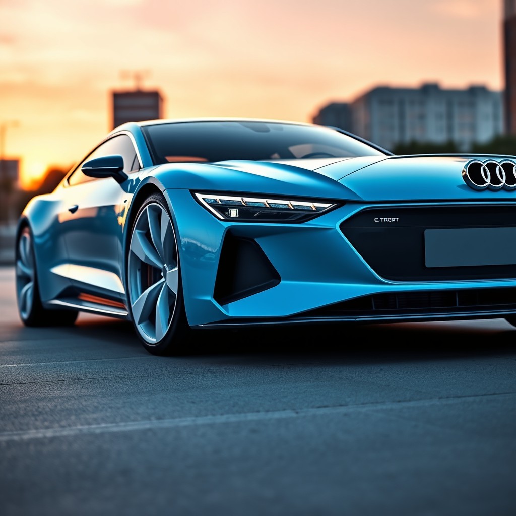 Sleek Electric Car Design Inspired by Audi RS e-tron GT | Idyllic