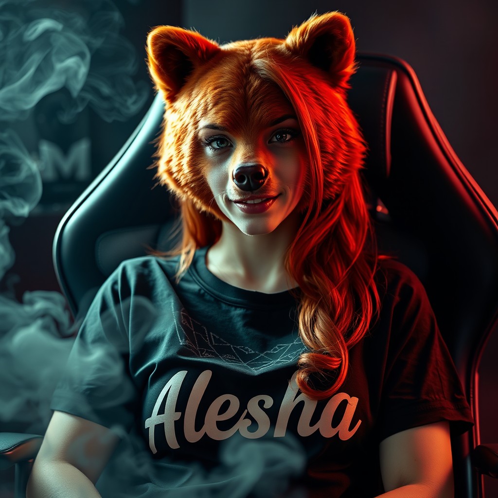 Red-Haired Bear Woman: A Captivating Transformation in Gaming Style