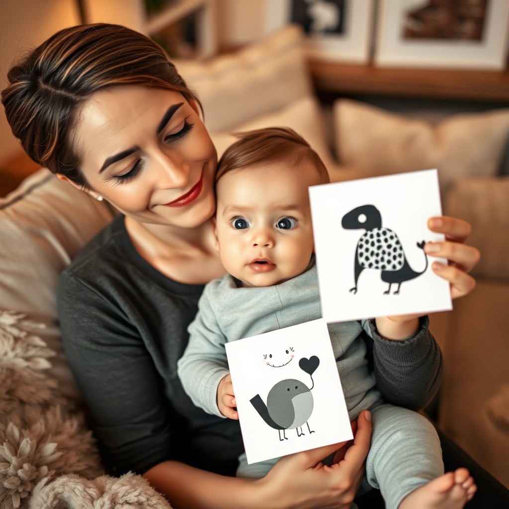 Heartwarming Caregiver-Baby Moments: Nurturing Interactions with Visual ...