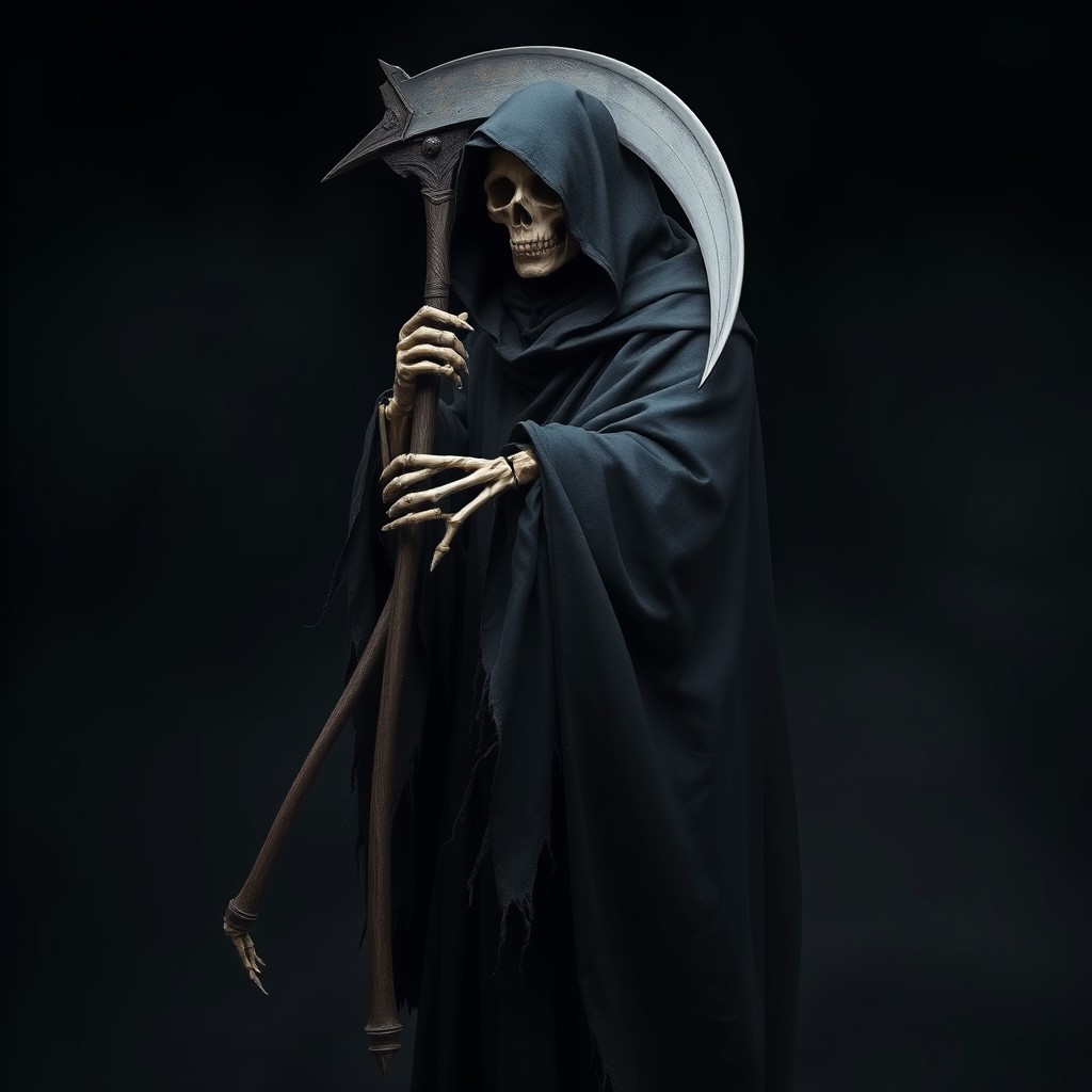 Eerie Realistic Grim Reaper Image | AI Art Ideas