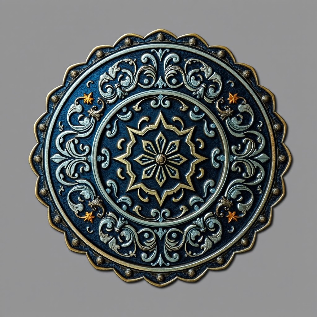 Intricate Classical Guitar Rosette Designs - Damascus Style