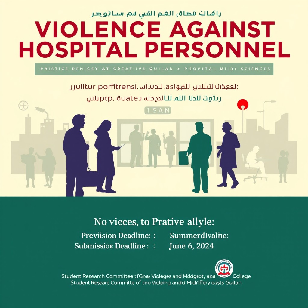 Creative Poster Design for 'Violence Against Hospital Personnel' Conference