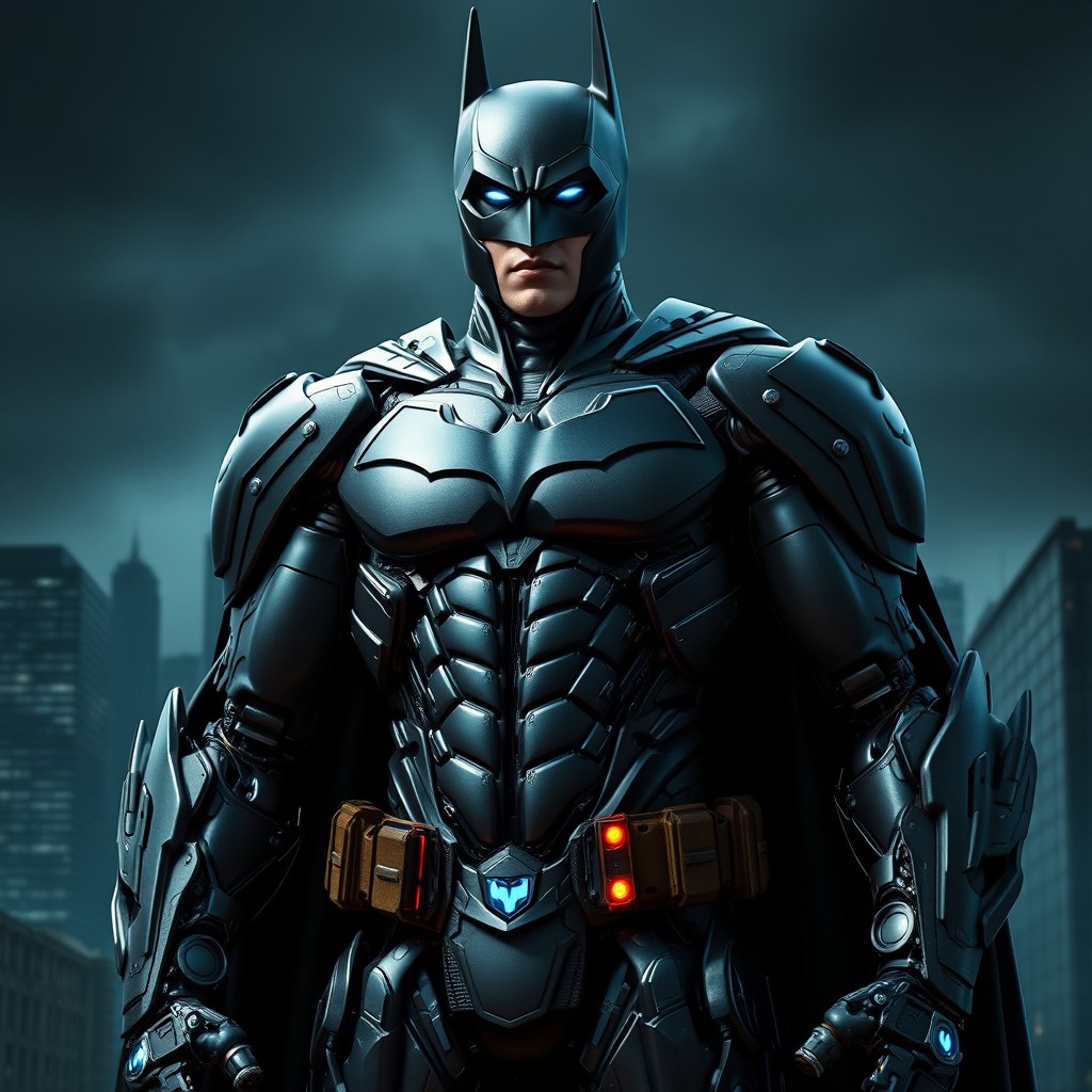 AI-Generated Batman Forever Suit: Decepticon Aesthetic