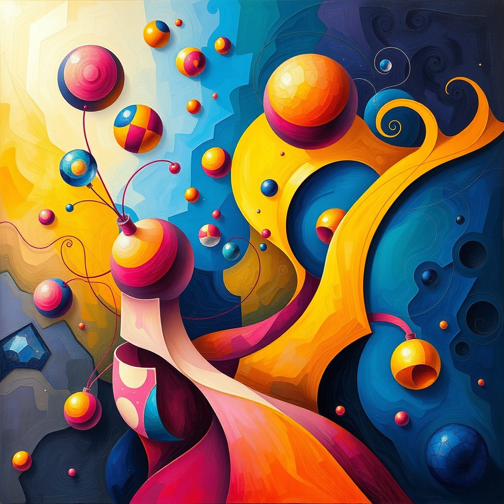 Vibrant Surreal Abstract Painting | Awe-Inspiring Dreamlike Art