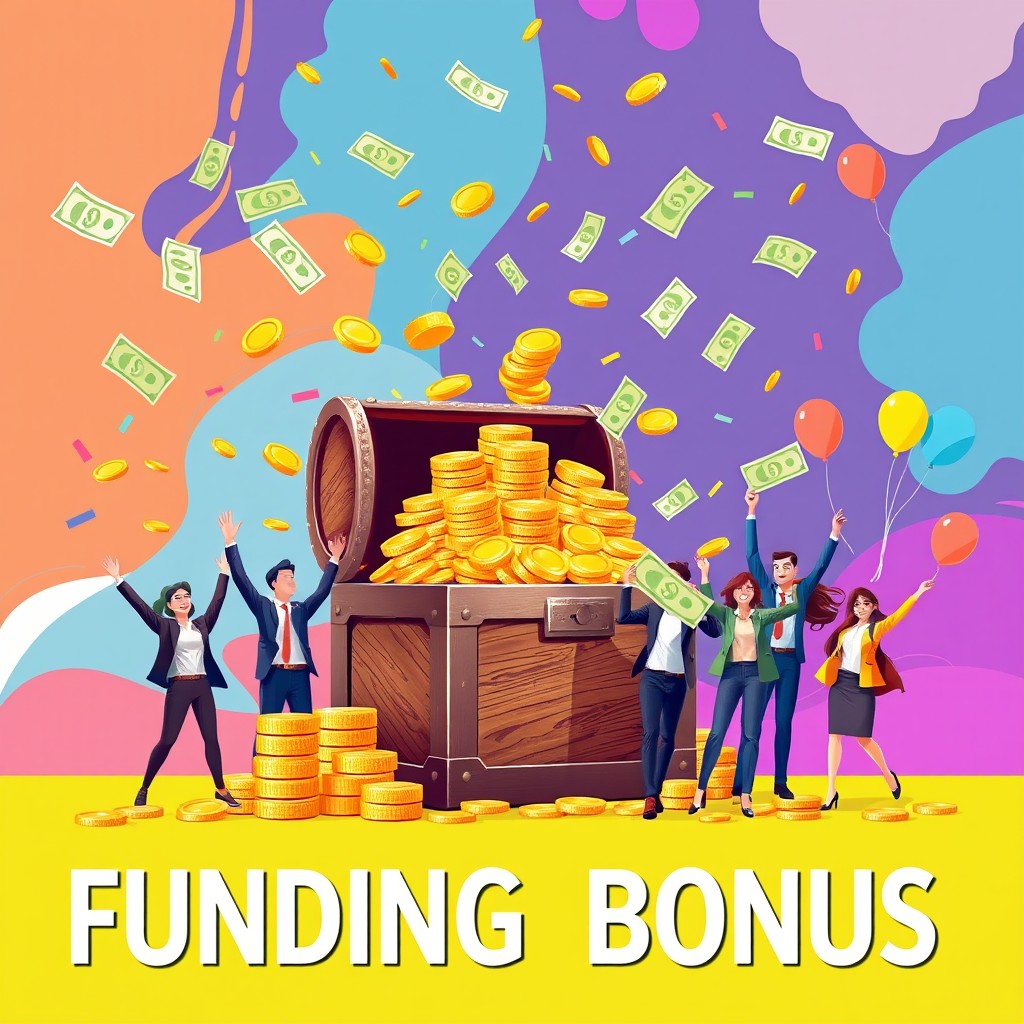 Celebrate Financial Success: The Ultimate Funding Bonus Graphic