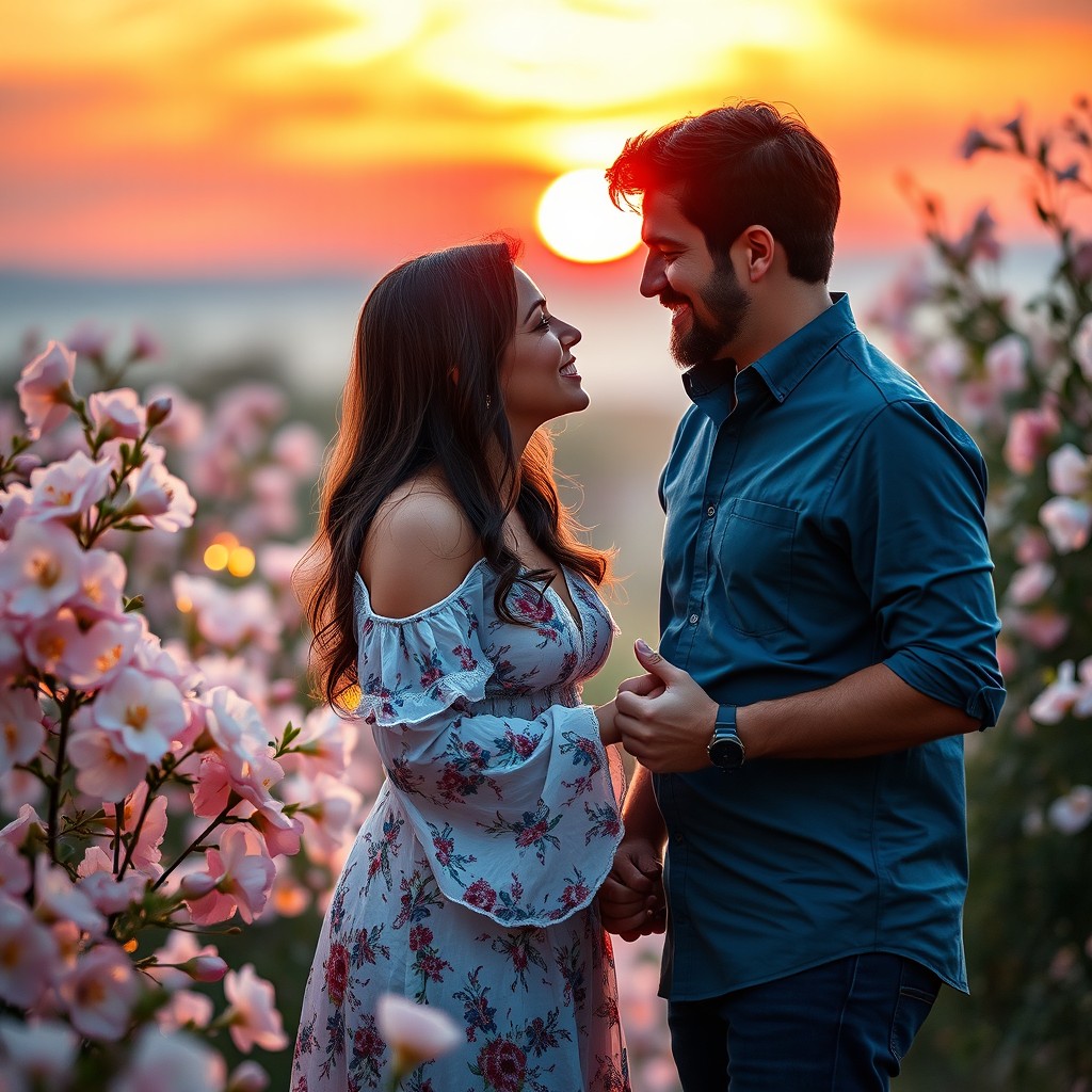 Captivating Love: A Stunning Romantic Representation