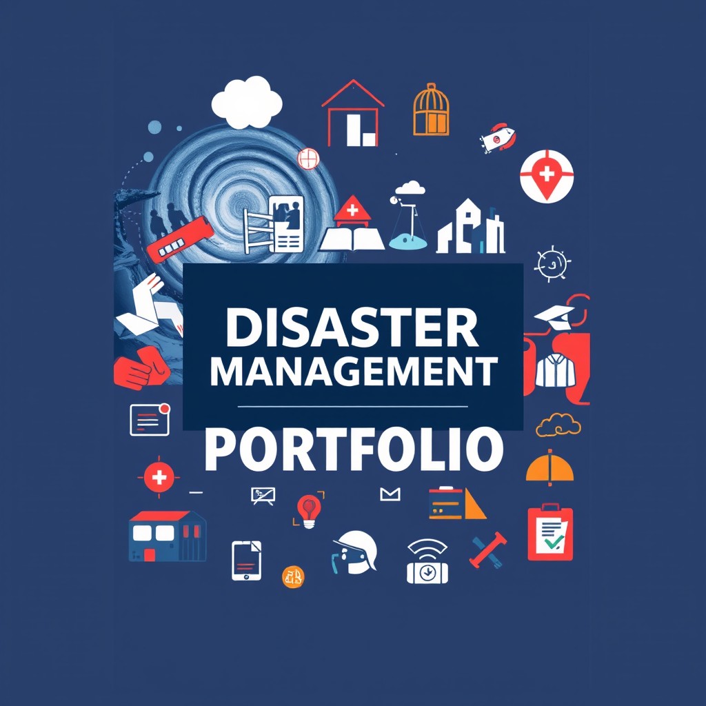 Professional Disaster Management Portfolio Cover Design