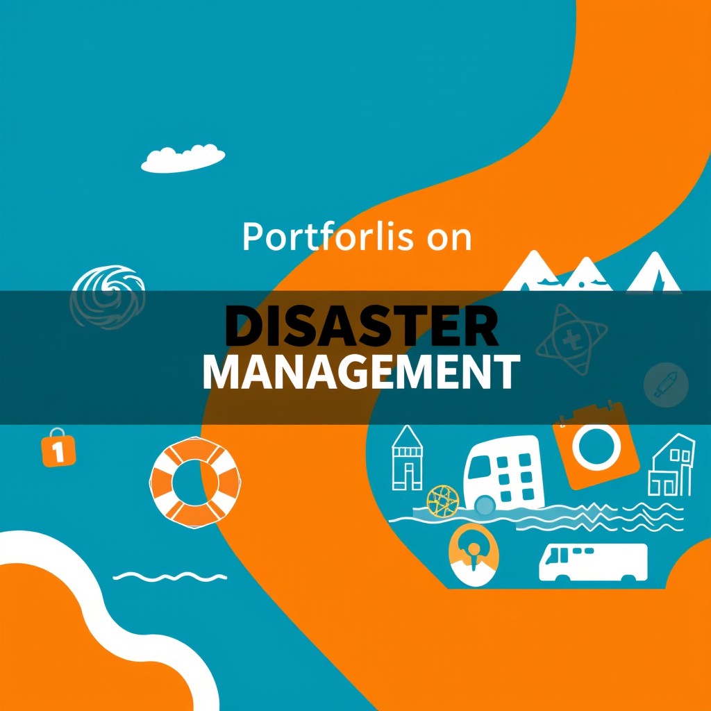 Professional Portfolio Cover Design for Disaster Management