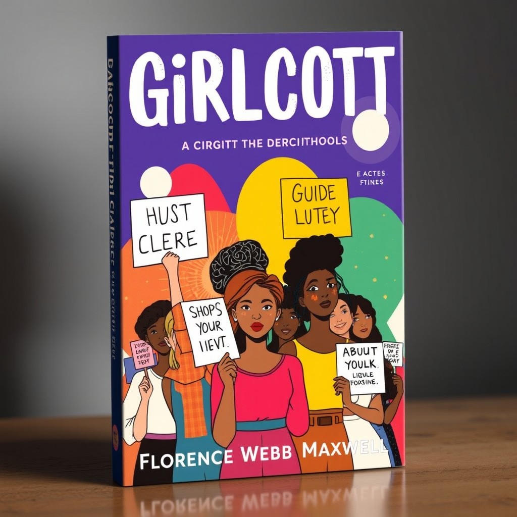 Empowering Book Cover Design for 'Girlcott' by Florence Webb Maxwell