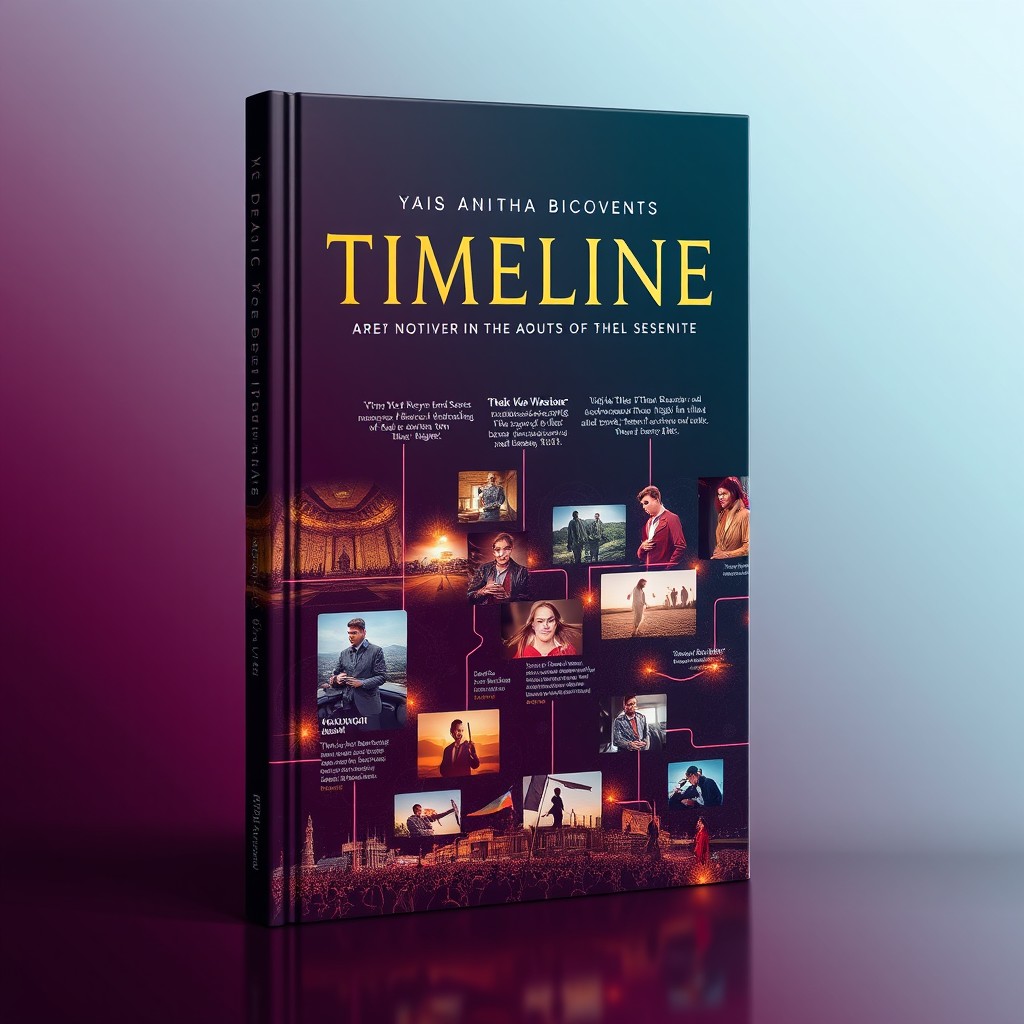 Visually Stunning Book Cover Design | Engaging Timeline Layout with Key ...