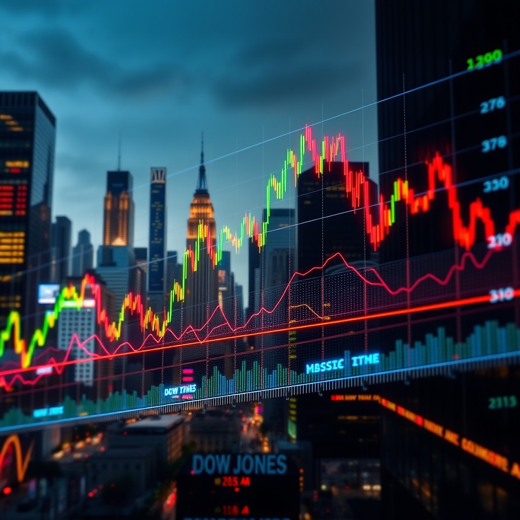Dynamic Dow Jones Industrial Average Chart: A Visual Representation of ...