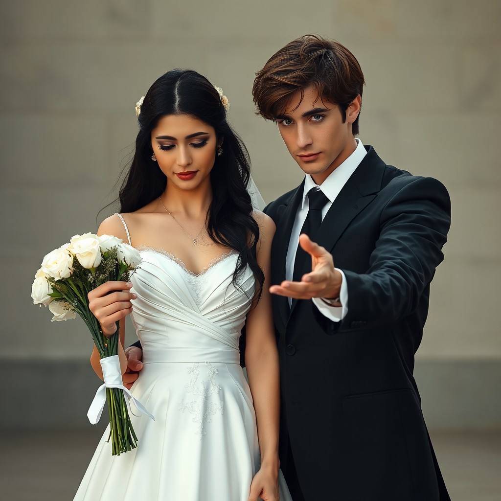 Heartbreak in Focus: A Poignant Wedding Scene