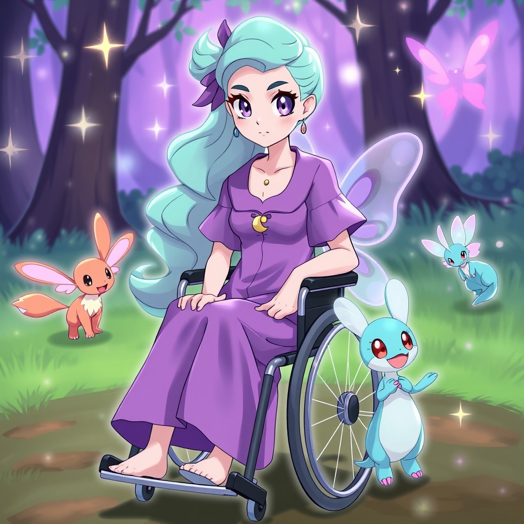 Whimsical Pokémon Trainer: Enchanting Fairy and Psychic Types