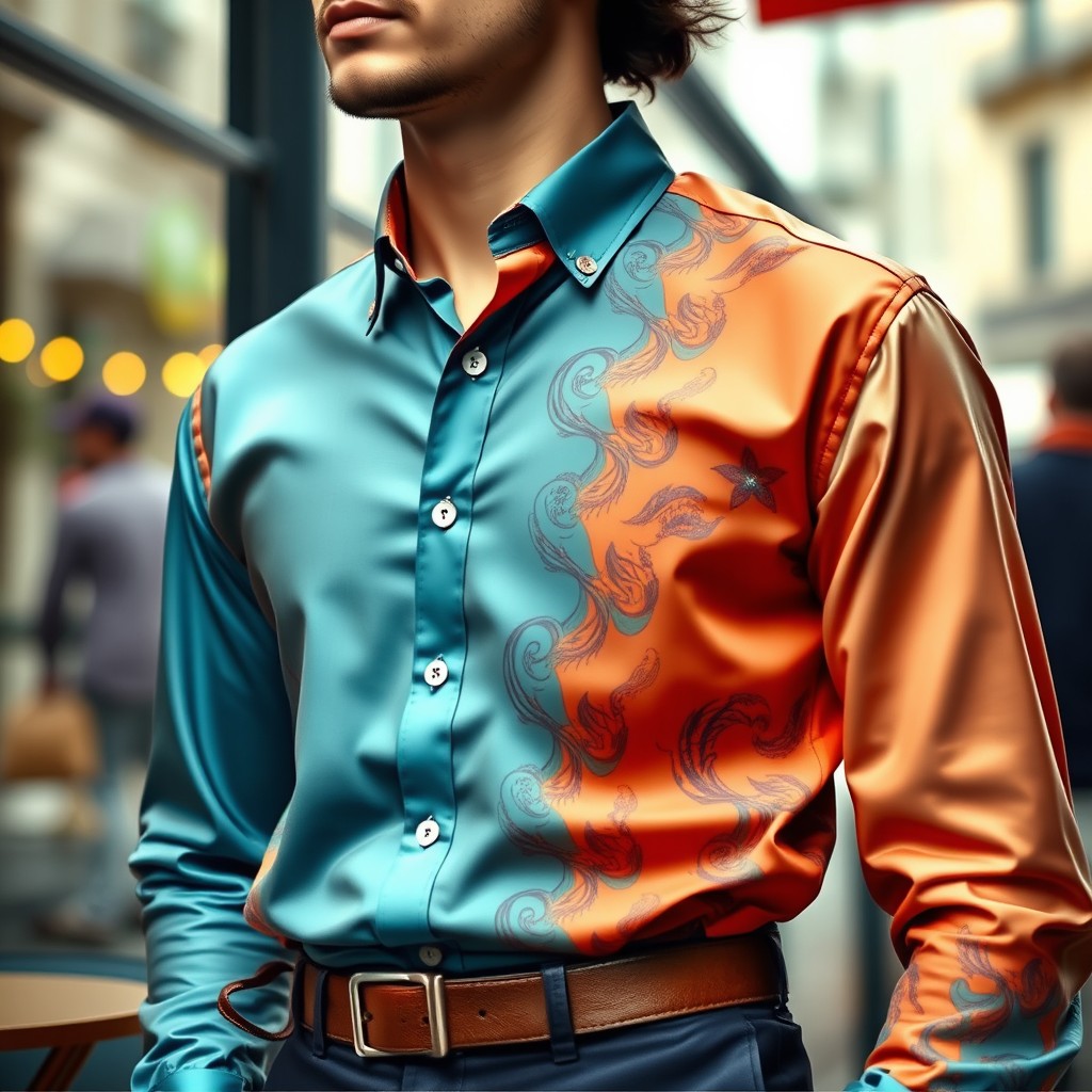 Elevate Your Style: Trendy Vibrant Shirt for Urban Chic Looks