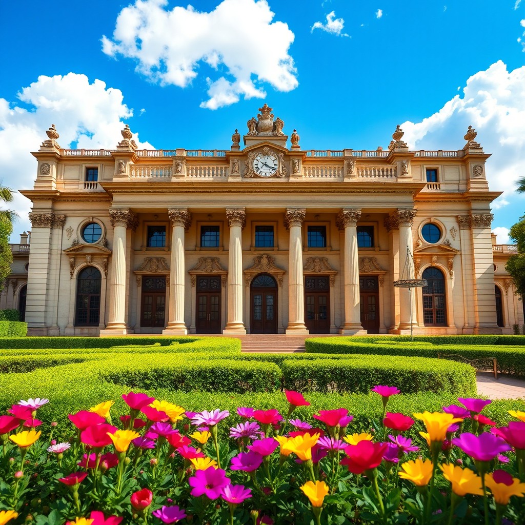Elegant Royal Mint-Inspired Building with Stunning Architecture