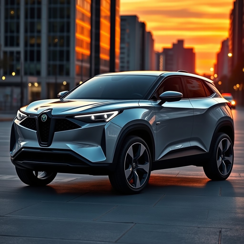 Futuristic Lancia 2028 Mini SUV: A Glimpse into Tomorrow's Design