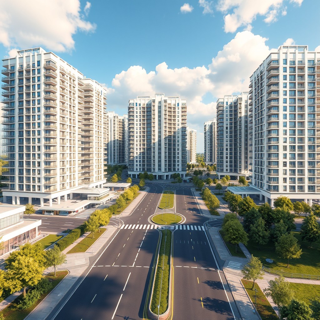 Modern Urban Design in Väster Inspired by Le Corbusier