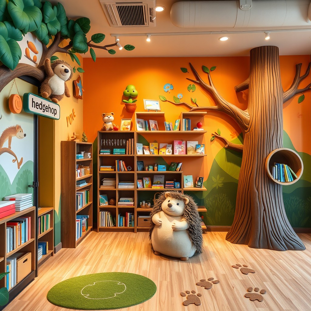 Whimsical Hedgehog-Themed Classroom: A Cozy Learning Space