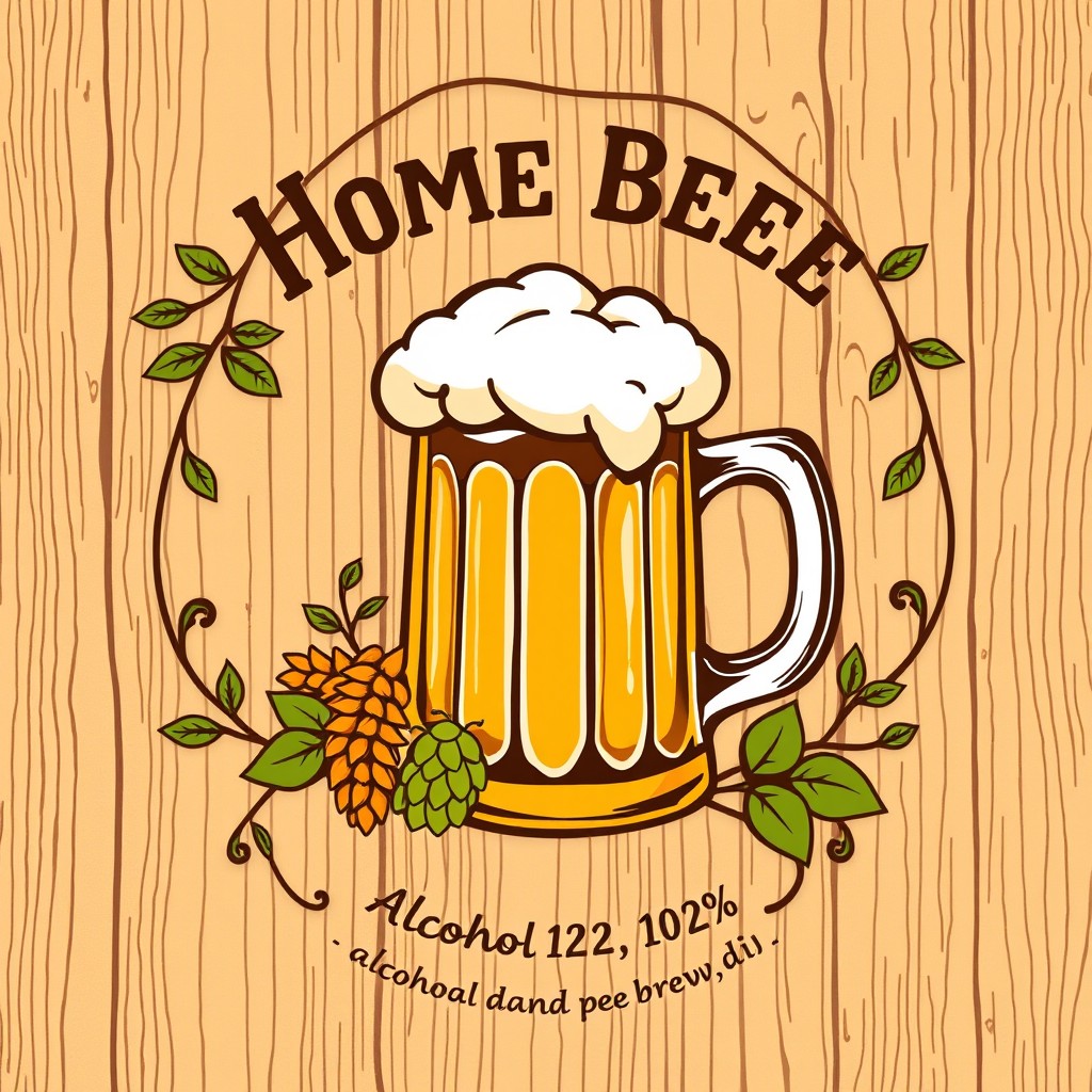 Artistic Homemade Beer Label Design | Idyllic Ideas