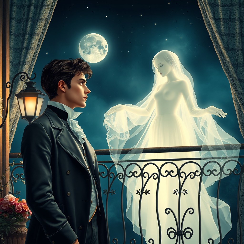 Enchanted Ghostly Encounter: Regency Romance in Moonlight