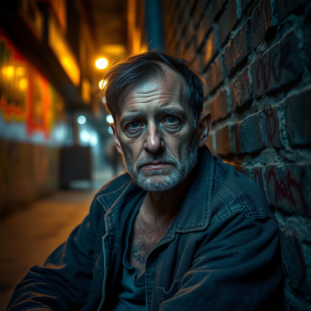 Portrait of Despair: A Georgian Opium Addict in Tbilisi