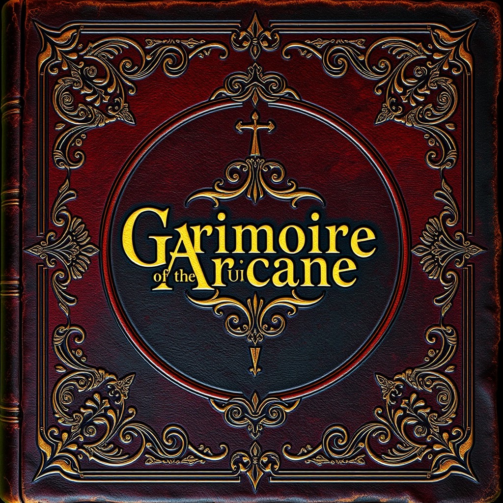 Vintage Grimoire Covers: Victorian Elegance Meets Mystical Allure