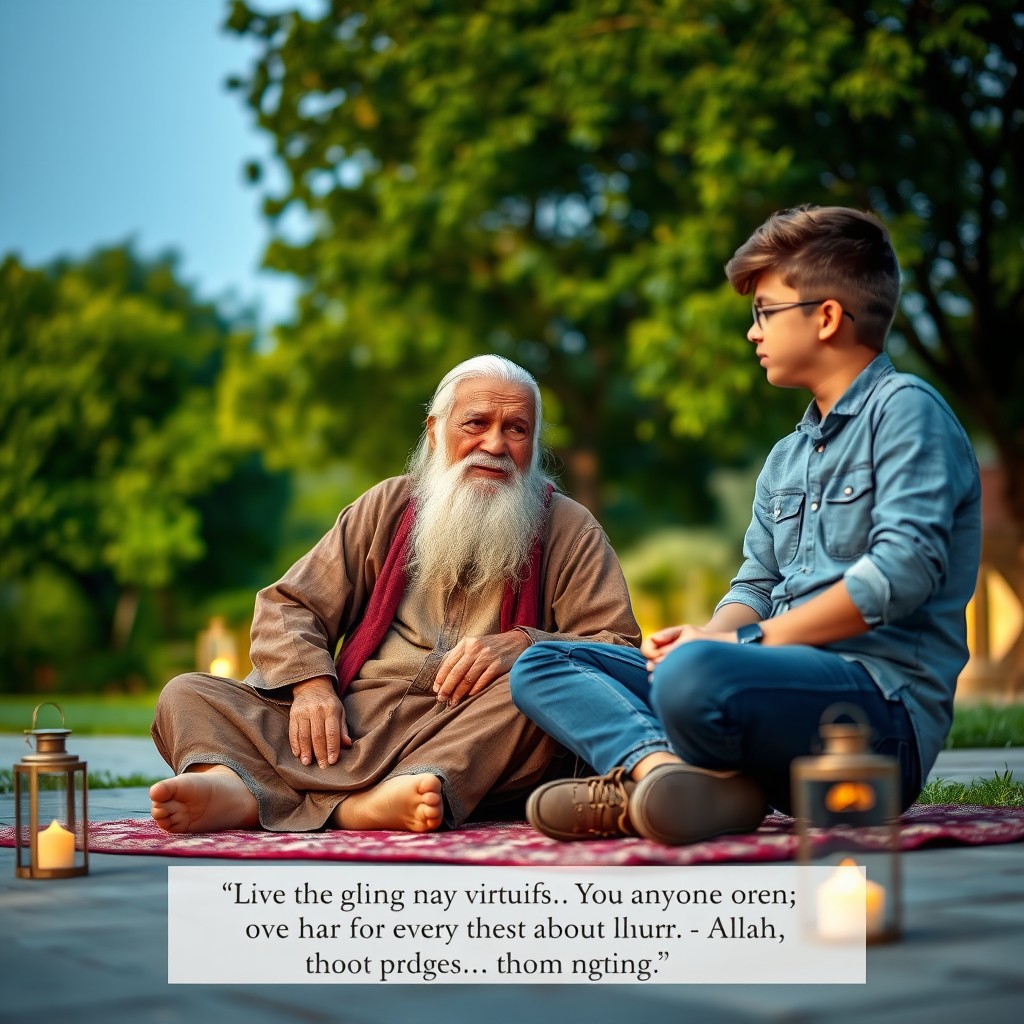 Intergenerational Wisdom: A Serene Conversation Between Generations