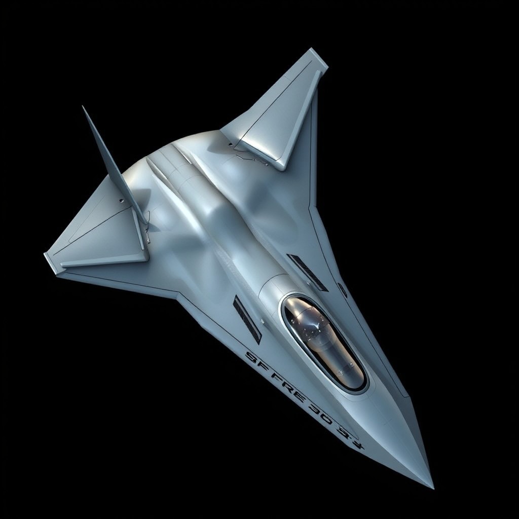 Advanced Stealth Fighter Jet Design Inspired by YF-23 and NGAD