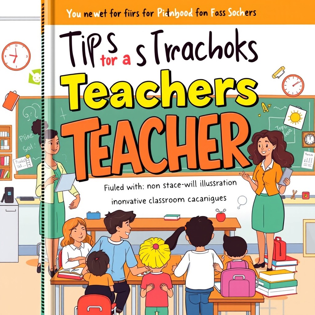 Vibrant Cover Design for Non-Traditional Teacher's Guidebook