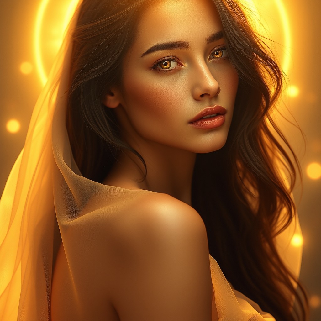 Divine Feminine: Hyperrealistic Embodiment of Sacred Sensuality