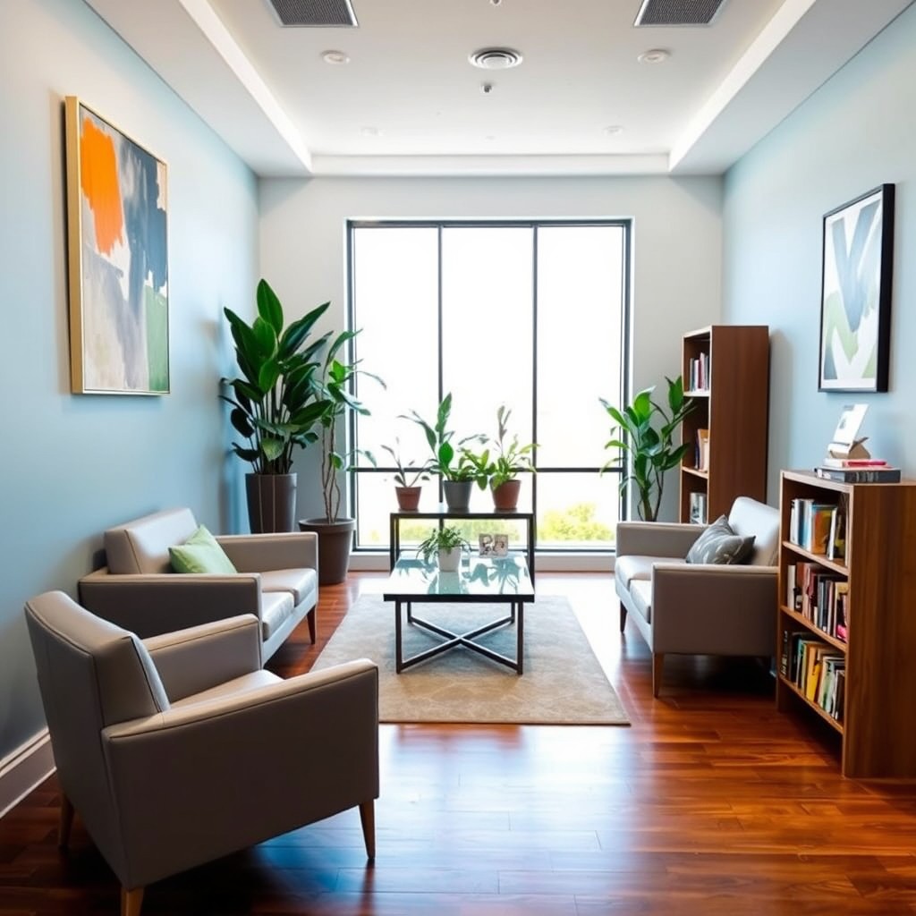 Elegant Waiting Room Design: Modern Comfort Meets Serenity