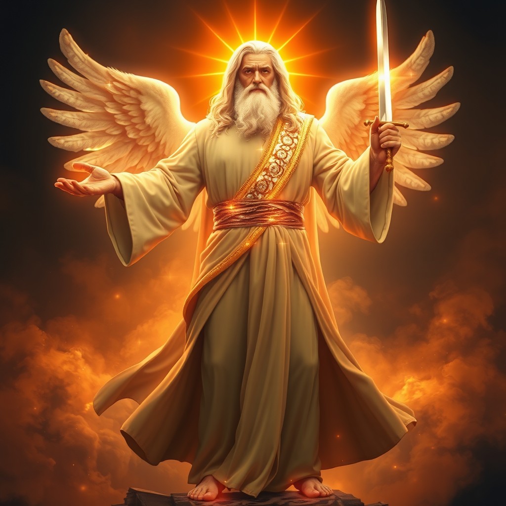The Divine Figure: A Vision of Power and Glory